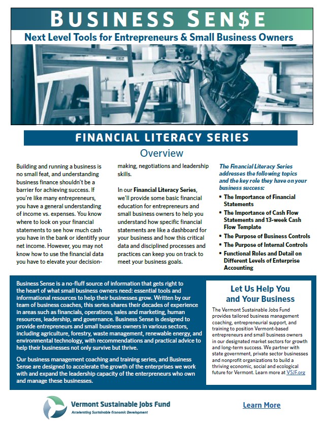 Business Sense Resources | VSJF